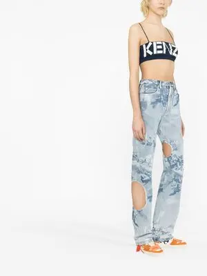 Kenzo Logo Bralette Top