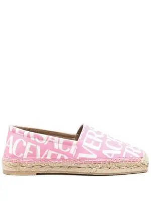 Versace All-over Logo Espadrilles