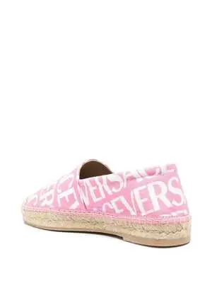 Versace All-over Logo Espadrilles