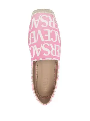 Versace All-over Logo Espadrilles
