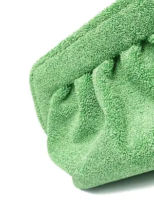 THEMOIRE Gea Re-fur Clutch Bag - Green
