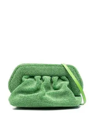 THEMOIRE Gea Re-fur Clutch Bag - Green