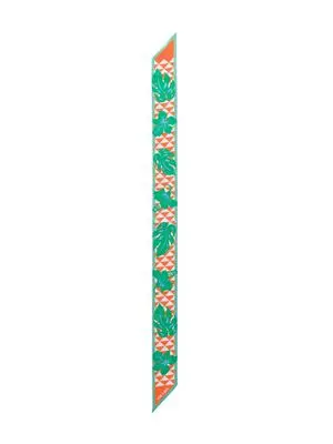Prada Floral-print Twill Scarf