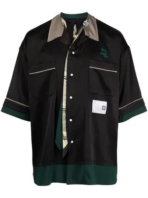 Mihara Yasuhiro Embroidered Bowling Shirt