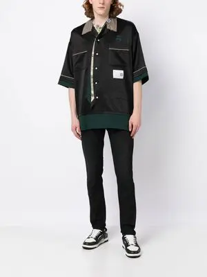 Mihara Yasuhiro Embroidered Bowling Shirt