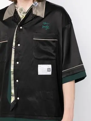 Mihara Yasuhiro Embroidered Bowling Shirt