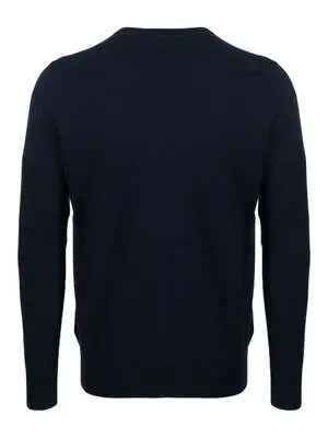 BALLANTYNE Round-neck Cotton Cardigan - Blue