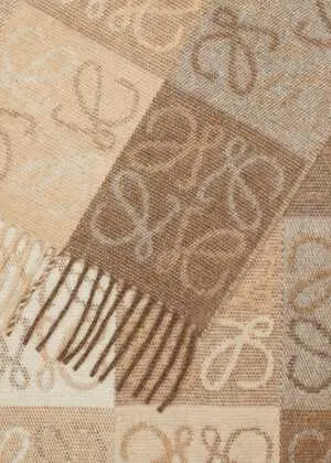Loewe Anagram Logo Cashmere-blend Scarf