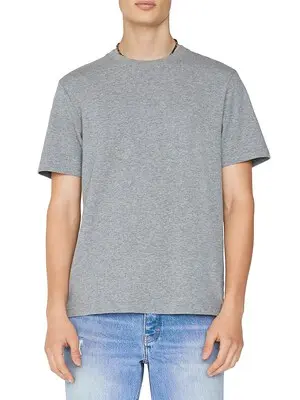 FRAME Duo Fold Short-sleeve T-shirt Heather Grey