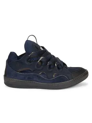 LANVIN Curb Skate Sneakers Navy