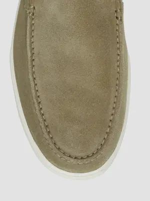 Vince Sonoma Suede Slip-on Shoes - Flint