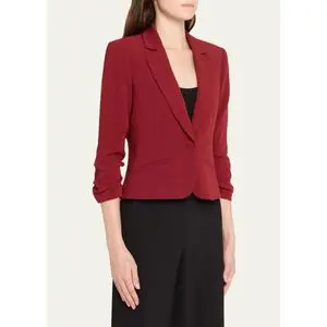 Cinq À Sept Khloe Petite Cropped Blazer - Black