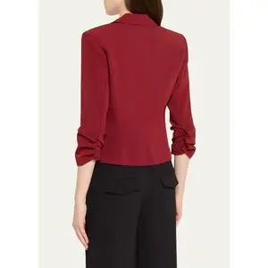 Cinq À Sept Khloe Petite Cropped Blazer - Black