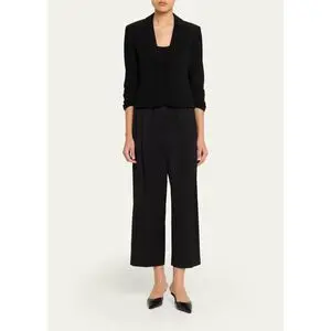 Cinq À Sept Khloe Petite Cropped Blazer - Black