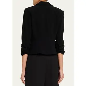 Cinq À Sept Khloe Petite Cropped Blazer - Black