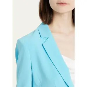 Cinq À Sept Khloe Petite Cropped Blazer - Black