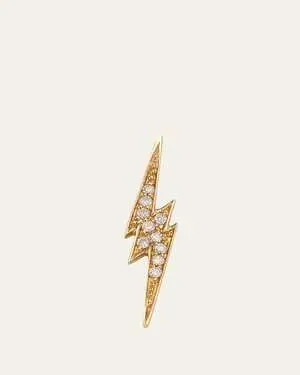 SYDNEY EVAN Sydney Evan 14k White Gold Diamond Lightning Bolt Stud Earring Yg