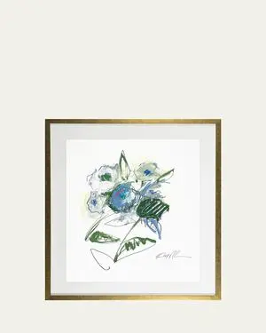 RFA FINE ART Roses For My Sweetie Flower 2" Giclee Robert Robinson - Multi