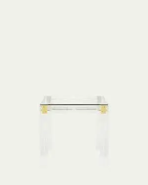 INTERLUDE HOME Miranda Acrylic Backgammon Table
