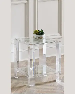INTERLUDE HOME Langston Acrylic Side Table