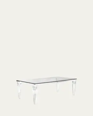 INTERLUDE HOME Christelle Acrylic Dining Table - Clear