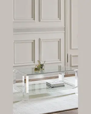 INTERLUDE HOME Surrey Acrylic Cocktail Table