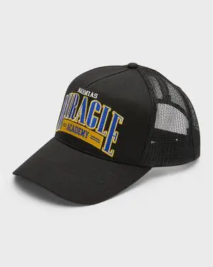 NAHMIAS Men's Miracle Academy Varsity Trucker Hat - Nvy