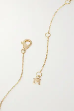 Mateo Wave 14-karat Diamond Necklace