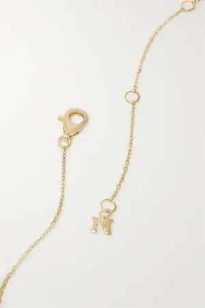 Mateo Wave 14-karat Diamond Necklace