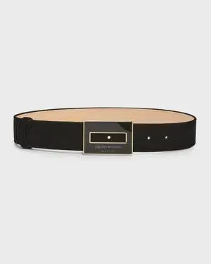 Emporio Armani Logo-buckle Leather Belt