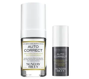 Sunday Riley Auto-correct Brightening Eye Cream Home & Away Set - One-color