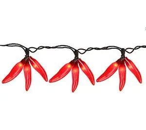 NORTHLIGHT 36 Chili Pepper Cluster Cinco De May Light Set - One-color