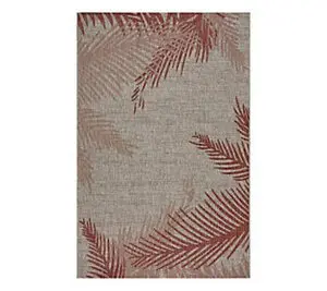 HOMEROOTS 5' X 7' Palm Leaves Indoor Outdoor A Ea Rug - One-color
