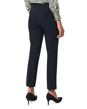 HOBBS LONDON Annie Tapered Leg Trousers - Navy