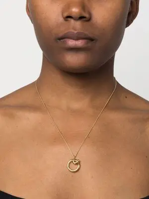 MISSOMA Curly Molten Initial Pendant Necklace - Gold