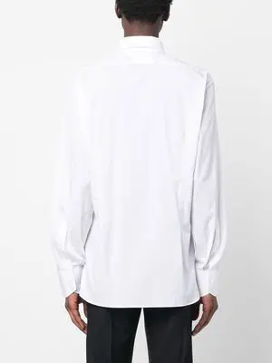 TOM FORD Long-sleeved Cotton Shirt - White