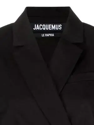 Jacquemus The Tibau Double-breasted Blazer - Black