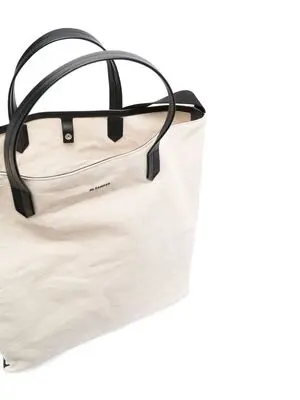 JIL SANDER Medium Tote Bag - White