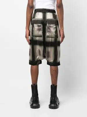 Rick Owens Plaid Knee-length Shorts