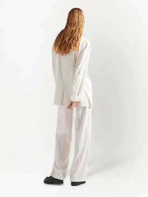 Prada Cashmere Tailored Trousers