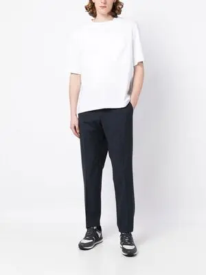 BOSS Straight-leg Tailored Trousers - Blue