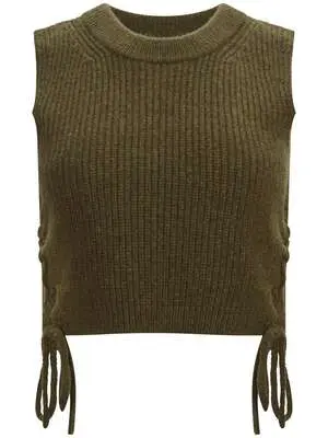 Altuzarra Amani Knitted Crop Top