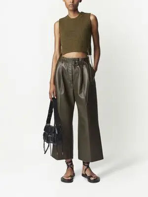 Altuzarra Amani Knitted Crop Top