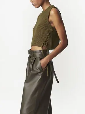 Altuzarra Amani Knitted Crop Top