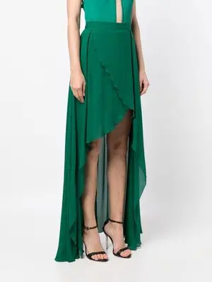 Elie Saab High-low Skirt - Green