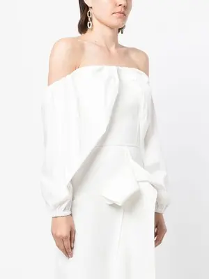 Maticevski Off-shoulder Corset Top