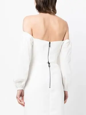 Maticevski Off-shoulder Corset Top