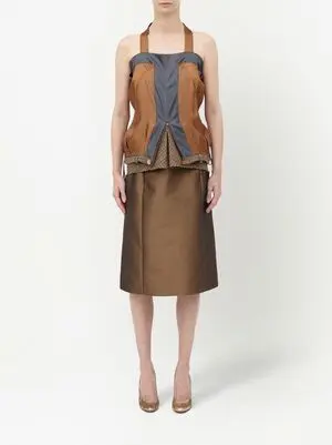 MAISON MARGIELA Décortiqué Houndstooth-pattern Top