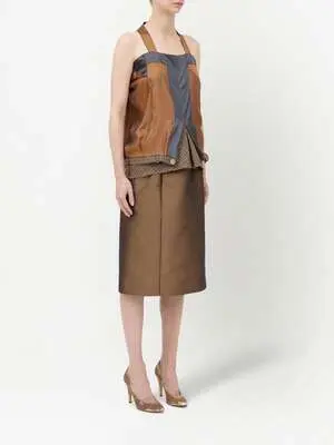 MAISON MARGIELA Décortiqué Houndstooth-pattern Top