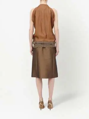 MAISON MARGIELA Décortiqué Houndstooth-pattern Top